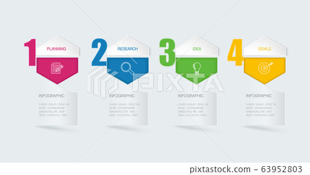 Timeline infographic for business, start up, - Stock Illustration ...