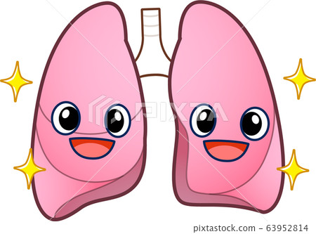 Lung character - Stock Illustration [63952814] - PIXTA