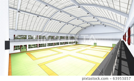 Judo hall II illustration 54 - Stock Illustration [63953857] - PIXTA