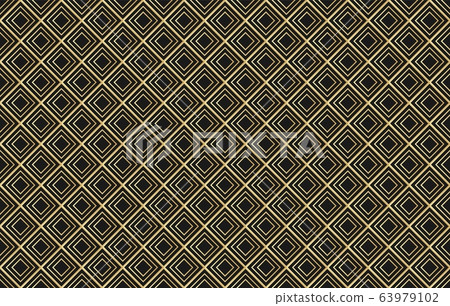 Vector golden diamond seamless pattern . - Stock Illustration [63979102 ...