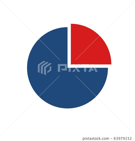 Circle quarter icon . - Stock Illustration [63979152] - PIXTA