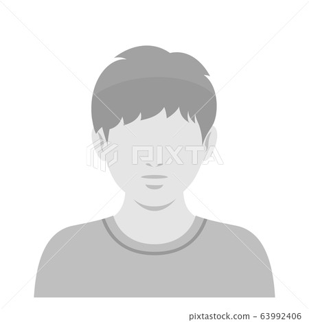 No expression person cartoon illustration... - Stock Illustration ...