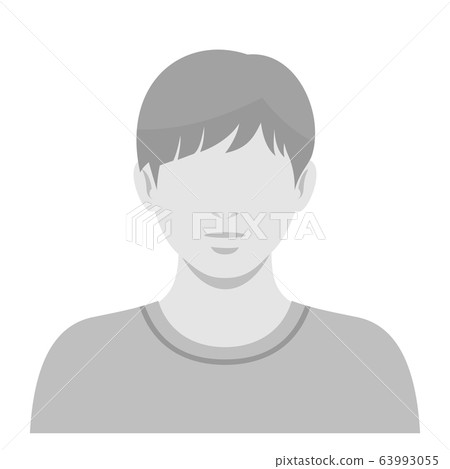 No expression person cartoon illustration... - Stock Illustration ...