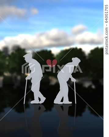 CG illustration three dimensional silhouette... - Stock Illustration ...