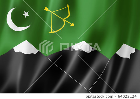 Burusho people ethnic flag, Pakistan - Stock Illustration [64022124 ...