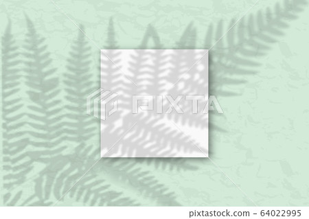 1 square sheet of white textured paper against a - Stock Illustration ...
