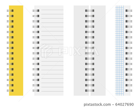Springs for notebooks. Set with closed and open... - Stock Illustration ...