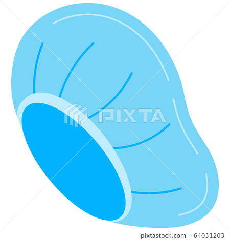Medical protective cap icon isolated on white... - Stock Illustration ...