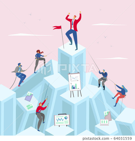 Business competition concept vector... - Stock Illustration [64031559 ...