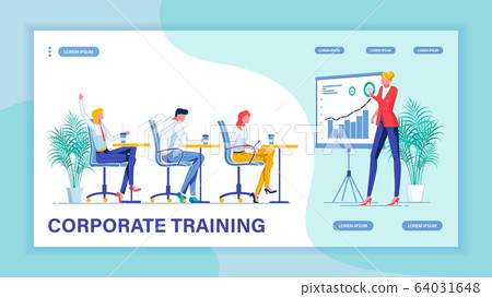 Corporate Training to Educate Employees to Grow-插圖素材 [64031648] - PIXTA圖庫