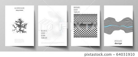 Vector illustration layout of A4 format modern... - Stock Illustration ...