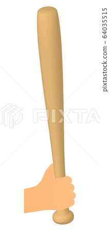 Holding a bat - Stock Illustration [64035515] - PIXTA