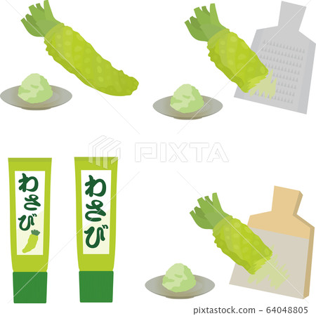 Wasabi Wasabi tube grater - Stock Illustration [64048805] - PIXTA
