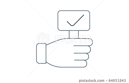 vector, checkmark, give - Stock Illustration [64051843] - PIXTA
