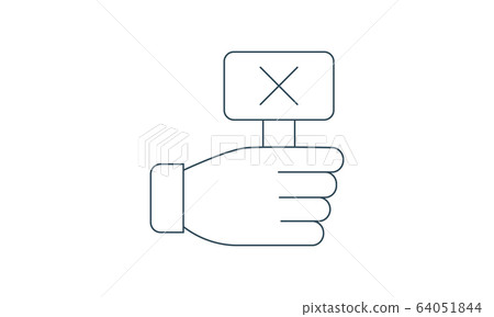 vector, hand, fail - Stock Illustration [64051844] - PIXTA