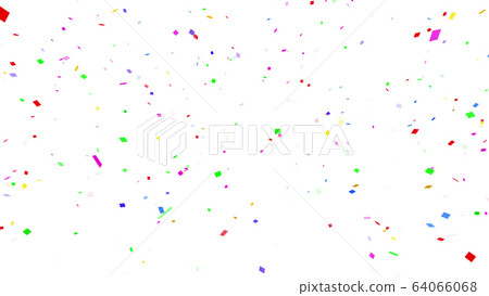 Confetti confetti particle colorful glitter 3d... - Stock Illustration [64066068] - PIXTA