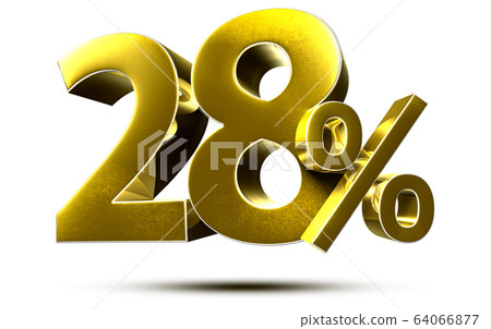 28 Percent 3d. - Stock Illustration [64066877] - PIXTA