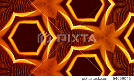 Gold motion design background with symmetrical... - Stock Illustration ...