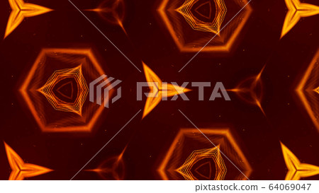 Gold motion design background with symmetrical... - Stock Illustration ...