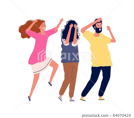 People Scream Vector