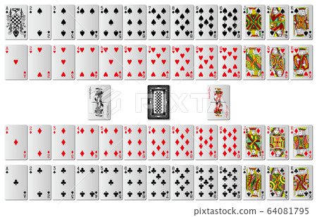 Grad of all playing cards - Stock Illustration [64081795] - PIXTA