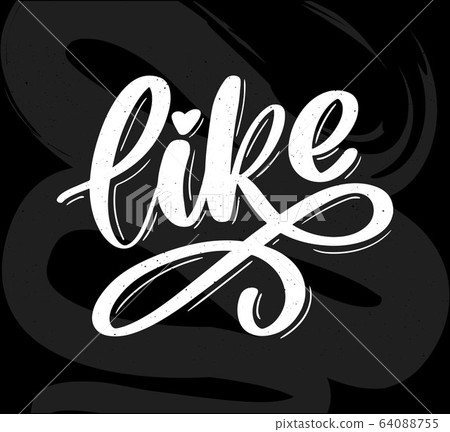 Trendy like letter, great design for any purposes. - Stock Illustration ...