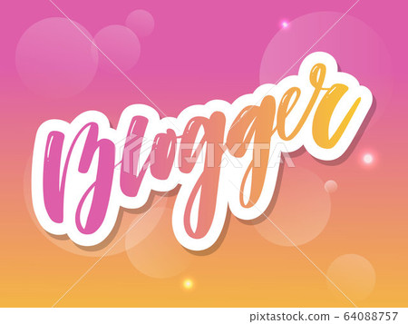 Hand drawn lettering card. The inscription: - Stock Illustration ...