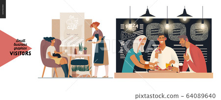Visitors - small business graphics - Stock Illustration [64089640] - PIXTA