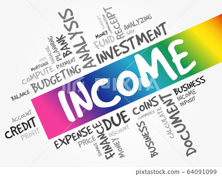 INCOME word cloud collage - Stock Illustration [64091099] - PIXTA