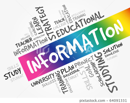 INFORMATION word cloud concept - Stock Illustration [64091331] - PIXTA