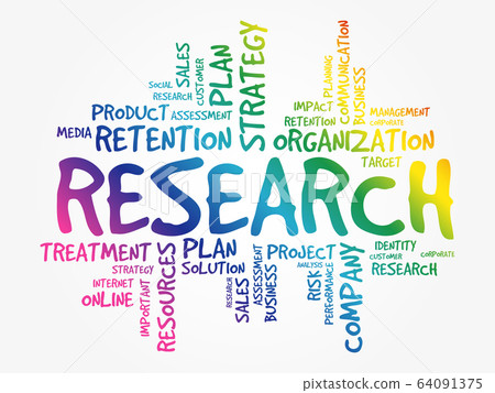 Research word cloud collage - Stock Illustration [64091375] - PIXTA