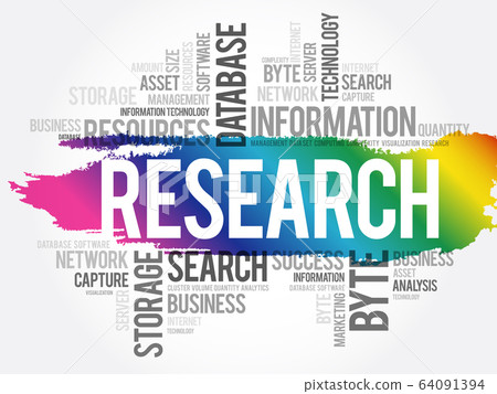 Research word cloud collage - Stock Illustration [64091394] - PIXTA