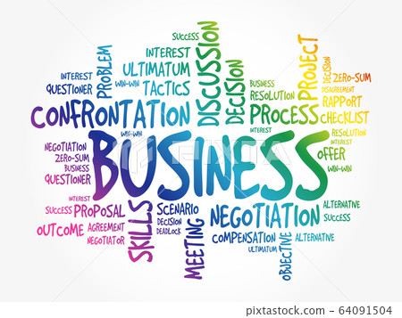 BUSINESS word cloud concept - Stock Illustration [64091504] - PIXTA