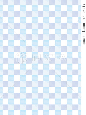 Watercolor blue square checkered background blue - Stock Illustration ...