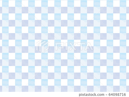Watercolor blue square checkered background blue - Stock Illustration ...