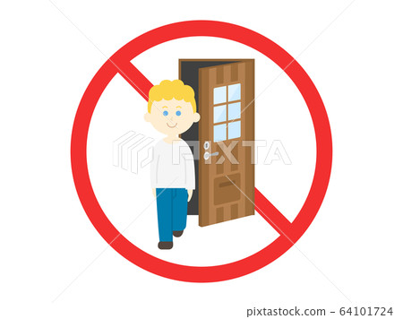 Illustration of a no go sign - Stock Illustration [64101724] - PIXTA