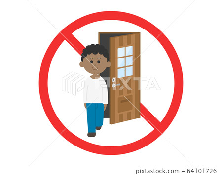 Illustration of a no go sign - Stock Illustration [64101726] - PIXTA
