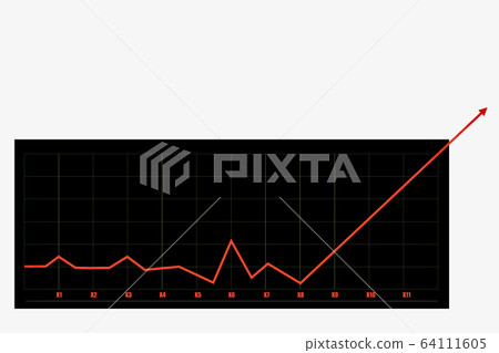 Soaring stock prices - Stock Illustration [64111605] - PIXTA