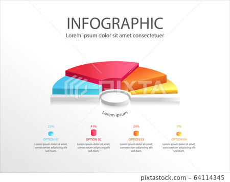 Half Pie Chart Half Pie Chart In PDF, Illustrator Download