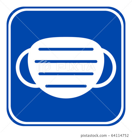 Medical mask sign. - Stock Illustration [64114752] - PIXTA