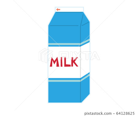 Milk milk paper pack milk pack - Stock Illustration [64128625] - PIXTA