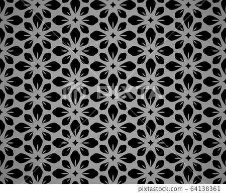 Flower geometric pattern. Seamless vector - Stock Illustration ...