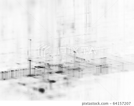 Abstract black and white digital background - Stock Illustration ...