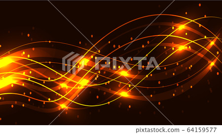 Abstract yellow background texture of magic - Stock Illustration ...