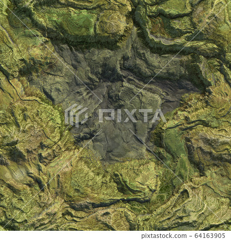 Mountains seamless texture Aerial view from air... - Stock Illustration ...