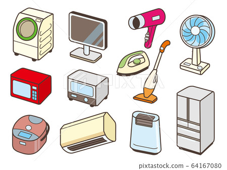 Home appliances illustration collection - Stock Illustration [64167080 ...