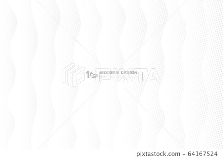 Abstract white wavy pattern artwork with... - Stock Illustration ...