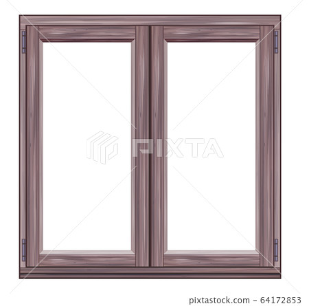 Vector window frame isolated. - Stock Illustration [64172853] - PIXTA
