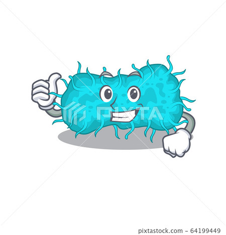 bacteria prokaryote cartoon character design... - Stock Illustration ...