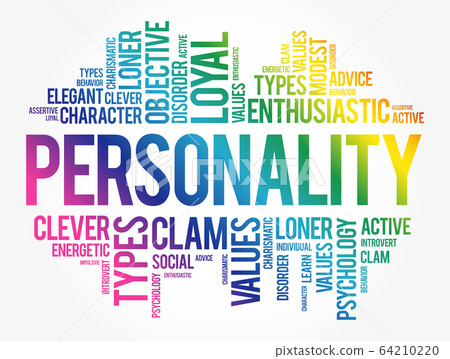 Personality word cloud collage - Stock Illustration [64210220] - PIXTA